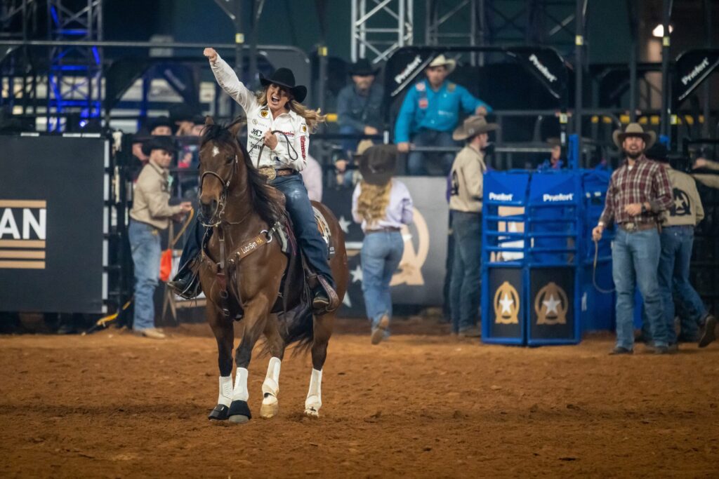 BARREL RACER BRANDON CULLINS WINS $1 MILLION AT THE AMERICAN RODEO 2024 ...